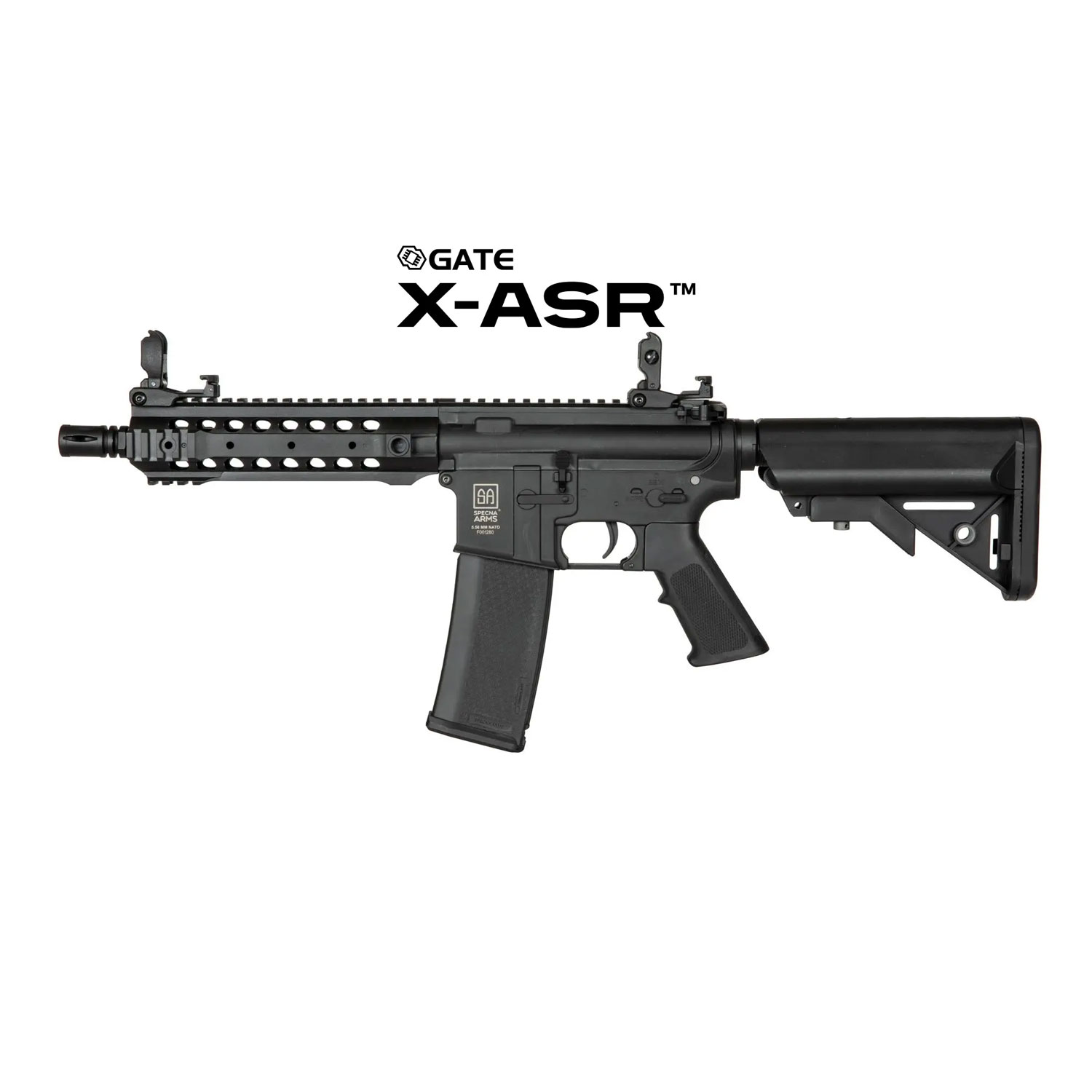 Pusca de Asalt Specna Arms SA-F01 FLEX Mosfet X-ASR Negru - Dakka